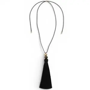 MISS CECILIA Sable Tassel Necklace