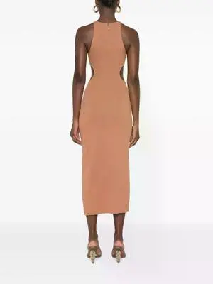 Cult Gaia Cypress Cut-out Midi Dress - Brown