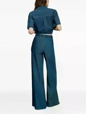 Veronica Beard Digby Wide-leg Jeans