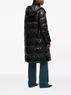 Karl Lagerfeld Long Shiny Puffer Jacket