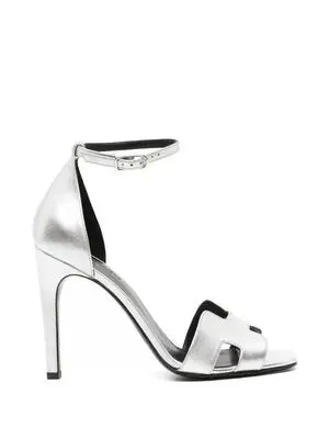 Hermès 70mm Joy Sandals - Silver