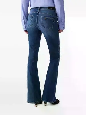Liu Jo Bootcut Jeans With Rhinestones