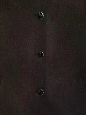 Agnona Single-breasted Collarless Coat