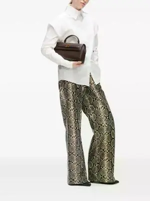 Karl Lagerfeld K/autograph Elongated Top Handle Bag - Brown