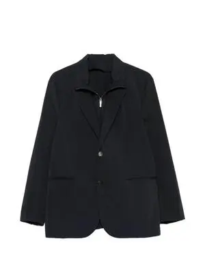 Emporio Armani Layered-effect Notched-lapel Blazer