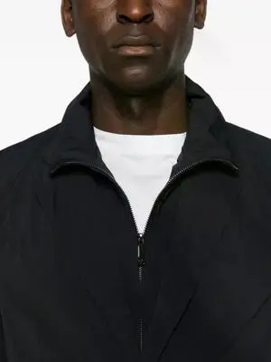 Emporio Armani Layered-effect Notched-lapel Blazer