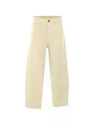 Pinko Logo-button Jeans - Neutrals