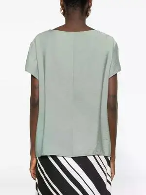 BETTY BARCLAY Textured Finish Round Neck Blouse