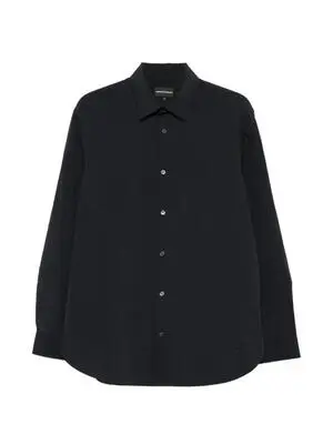 Emporio Armani Button-up Long-sleeve Shirt - Blue