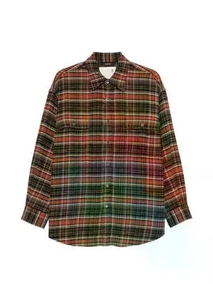 R13 Plaid Button-down Shirt - Black