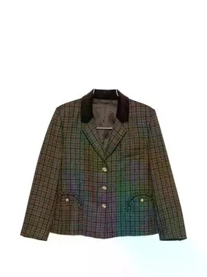 BLAZÉ MILANO Check-pattern Jacket - Brown