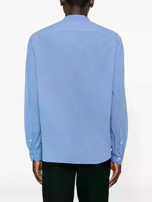 Emporio Armani Mandarin-collar Chest-pocket Shirt