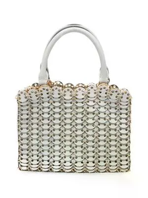 Rabanne 1969 Disc-embellished Tote Bag - Neutrals