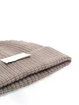 Brunello Cucinelli Ribbed-knit Cashmere Beanie Hat