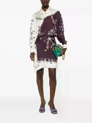 Versace Printed Silk Shirt