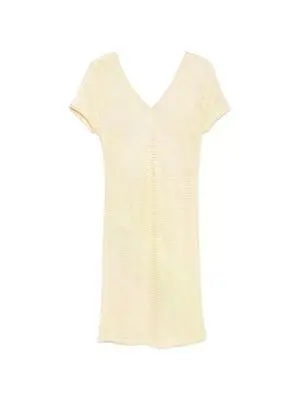 Celine 2000s V-neck Midi Dress