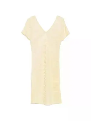 Celine 2000s V-neck Midi Dress