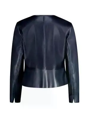 BETTY BARCLAY Zip-up Peplum-hem Jacket