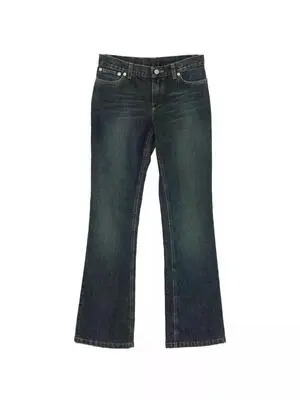 John Richmond 2000s Logo-appliqué Jeans - Blue