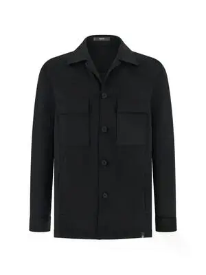 Boggi Milano B Tech Shirt Jacket - Black