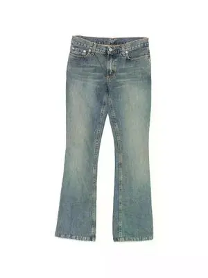 John Richmond 2000s Patch-detail Jeans - Blue