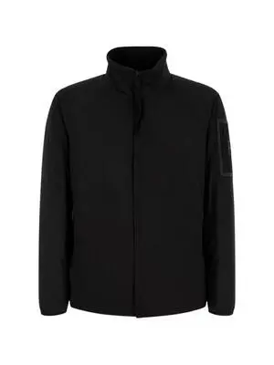 Hugo Logo-patch High-neck Jacket - Black