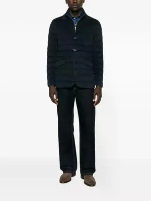 Herno Layered-effect Padded Jacket - Blue