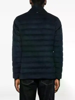 Herno Layered-effect Padded Jacket - Blue