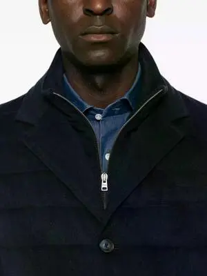 Herno Layered-effect Padded Jacket - Blue