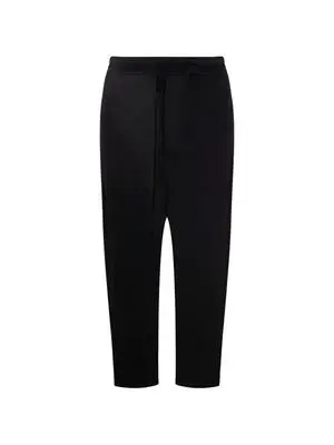 THOM KROM Drawstring Track Pants - Black