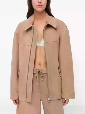Simkhai Aslan Suede Leather Jacket