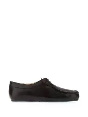 JIL SANDER Leather Loafers - Brown