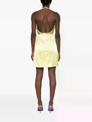 Versace Embellished Mini Dress