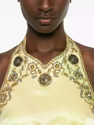 Versace Embellished Mini Dress