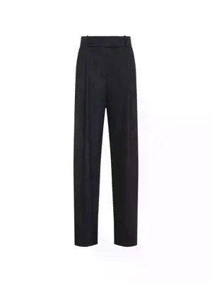 Giorgio Armani Wide-leg Pleated Wool Trousers