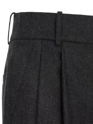 Giorgio Armani Wide-leg Pleated Wool Trousers