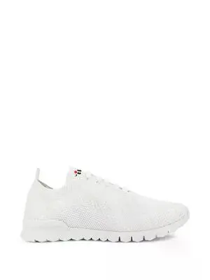 Kiton Knit Lace-up Sneakers - White