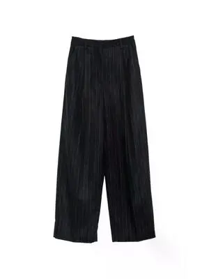 THELATEST E-alex Pinstripe-pattern Trousers - Blue