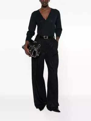 THELATEST Pinstriped Tailored Trousers