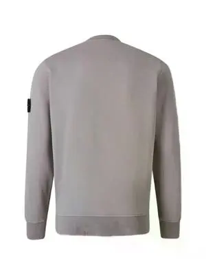 Stone Island 6100060 Organic Cotton Fleece Sweatshirt - Grey