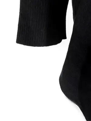 Alberta Ferretti V-neck Mini Dress With Floral Appliqu