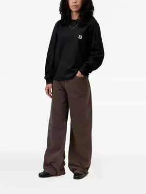 Carhartt Work In Progress L/s Pocket Small Heart T-shirt - Black