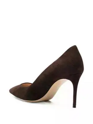 Casadei Pointed-toe Suede Pumps