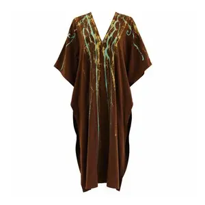 SANIYA KHAN Painted Caftan