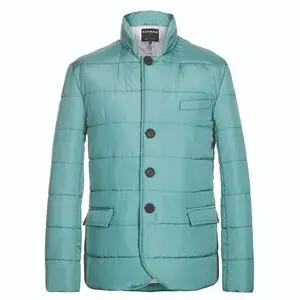 SERRAN LONDON Puffer Suit Jacket - Green