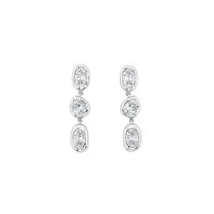 UCHI & SOTO Enso Layered Stone Earrings - Silver