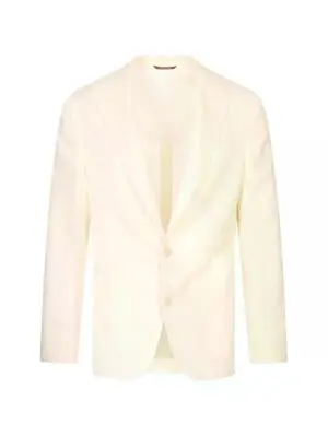 Canali Notch-lapel Single-breasted Blazer - Neutrals