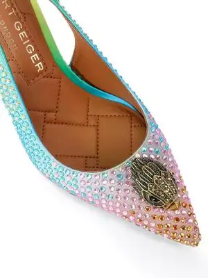 Kurt Geiger Crystal-embellished Eagle-head Pumps