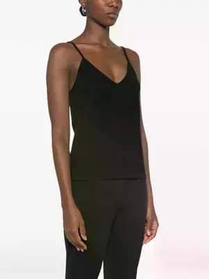 Eric Bompard Cashmere V-neck Spaghetti-strap Tank Top