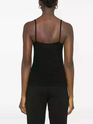 Eric Bompard Cashmere V-neck Spaghetti-strap Tank Top